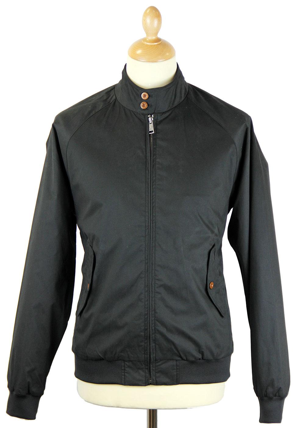 The Original BEN SHERMAN Retro 60s Mod Harrington Jacket Black