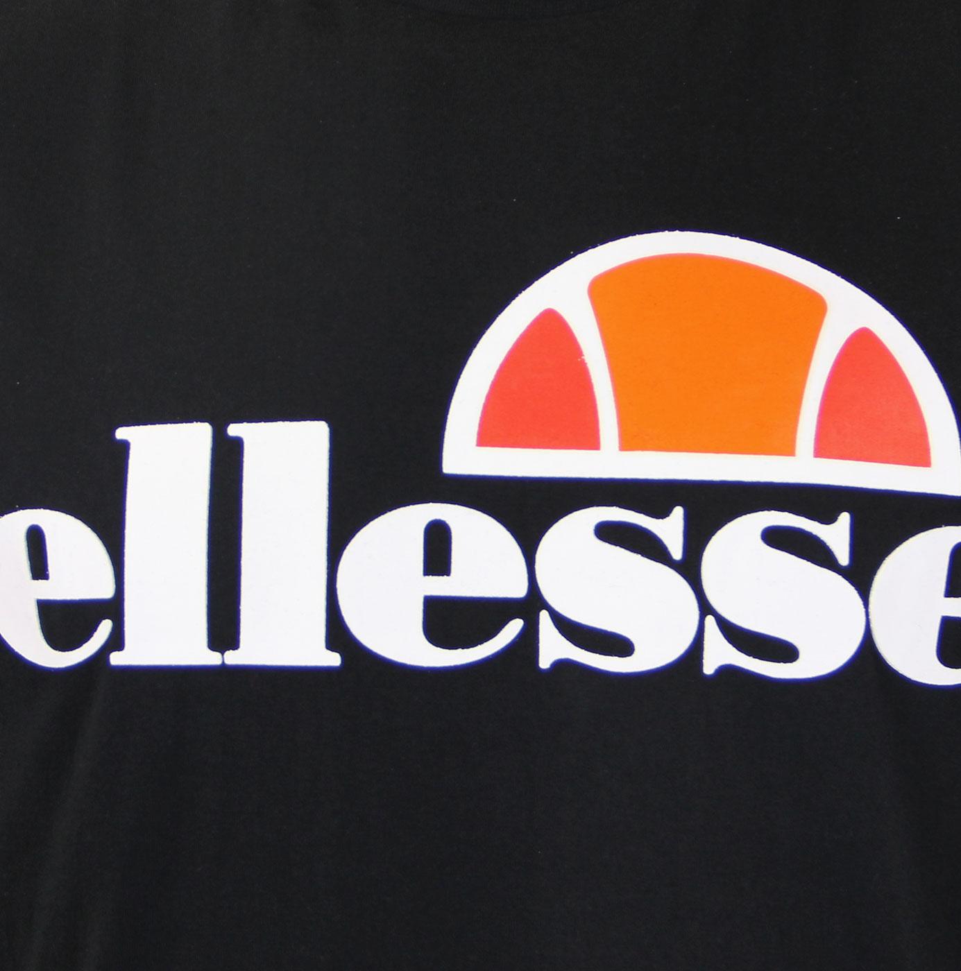 ELLESSE Prado Retro 1980s High Build Classic Logo Tee Anthracite