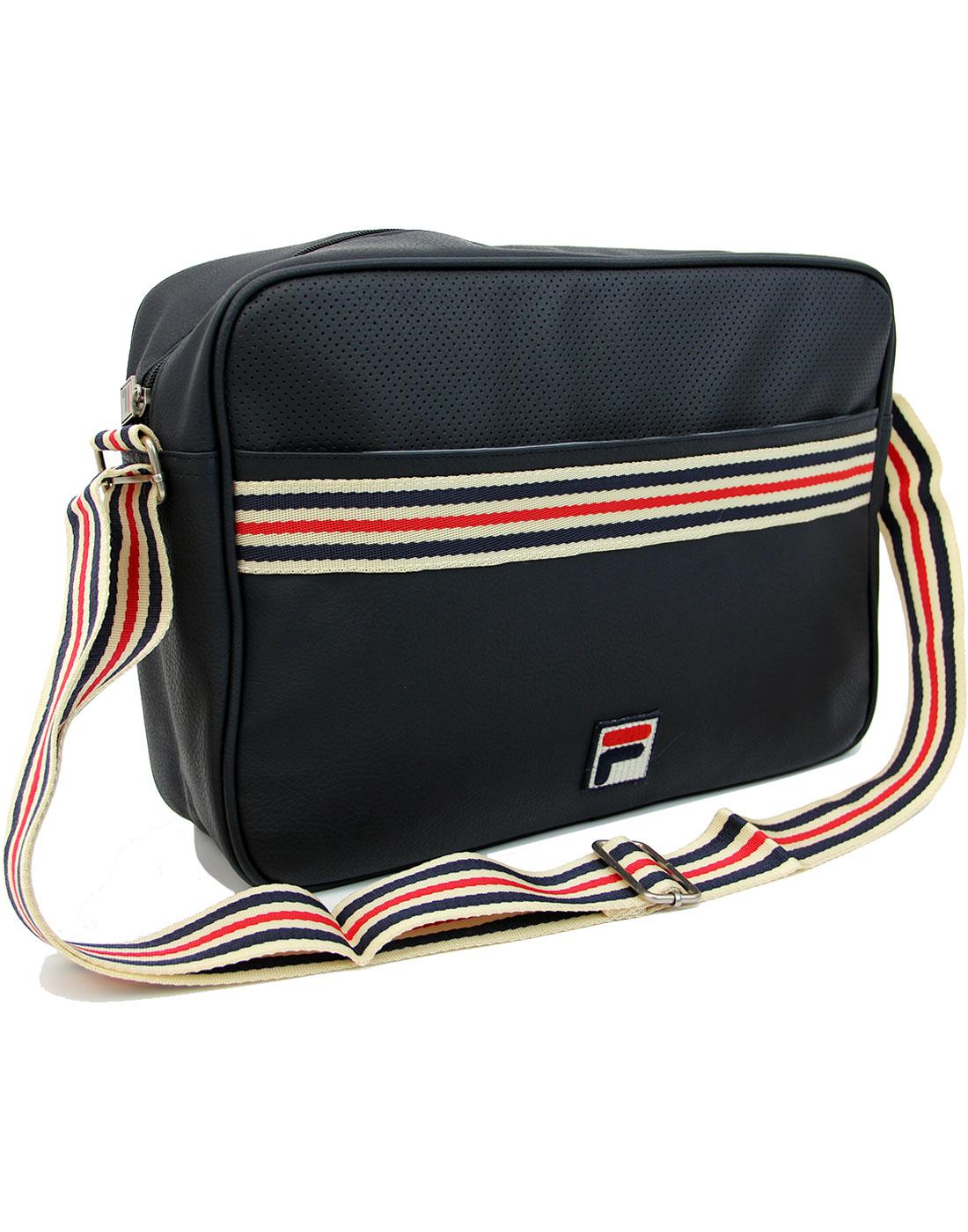 Mercia FILA VINTAGE Retro Seventies Shoulder Bag in Peacoat