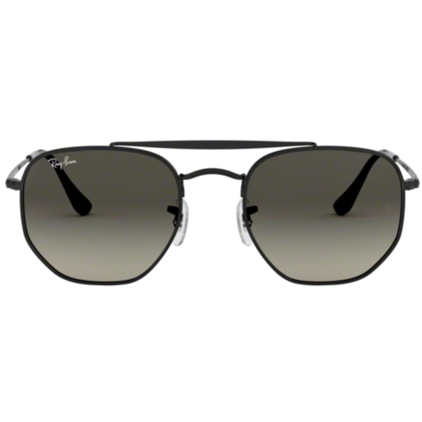 RAY-BAN Marshal Retro 70s Aviator G-15 Sunglasses in Black
