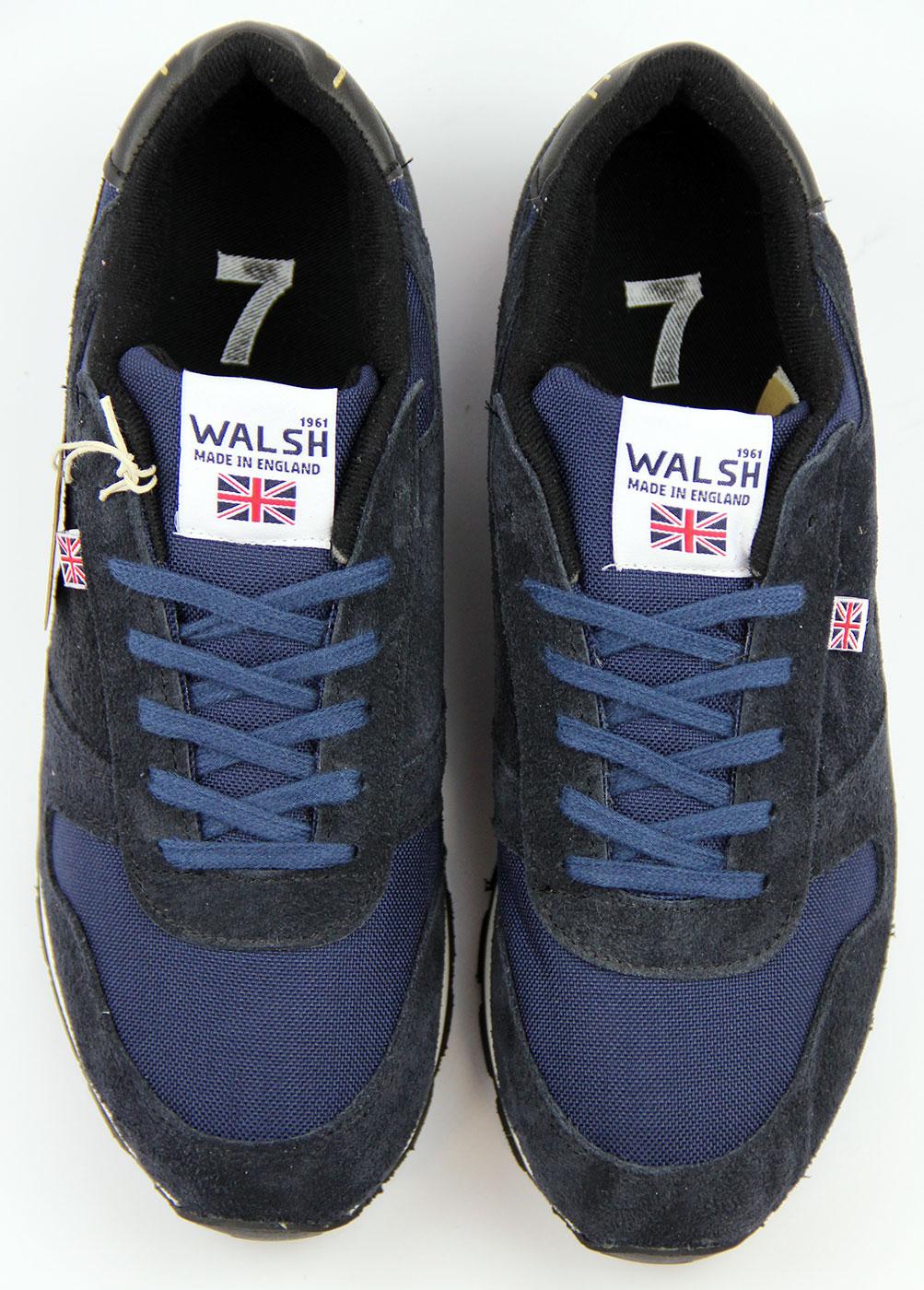 NORMAN WALSH Seoul '88 Retro Indie Running Trainers Navy 1988