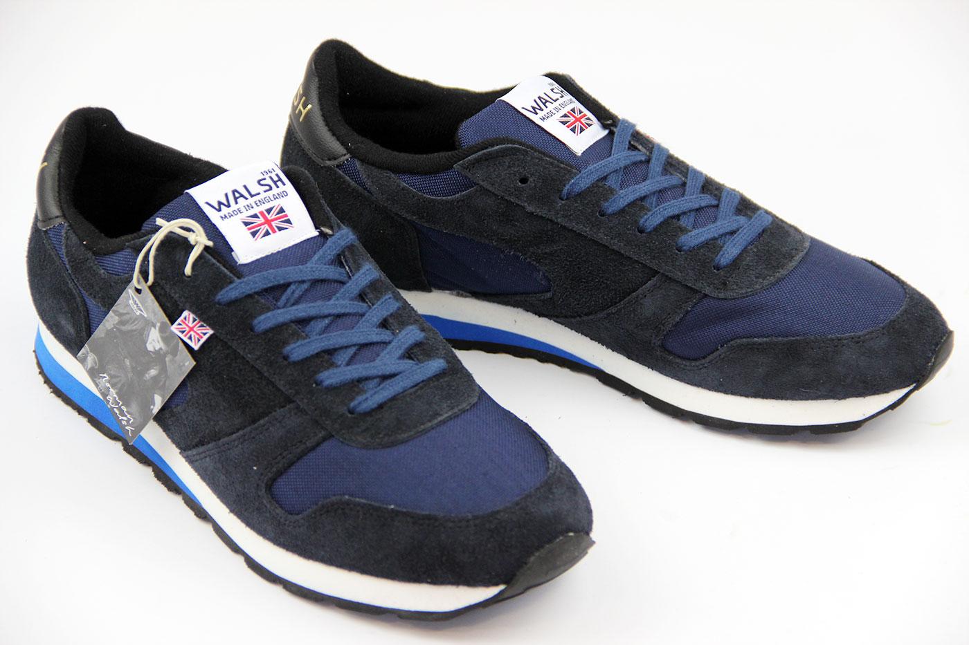 NORMAN WALSH Seoul '88 Retro Indie Running Trainers Navy 1988
