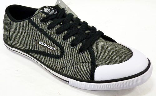 Dunlop Mens Green Flash Trainers | Retro 70s Tennis Shoes